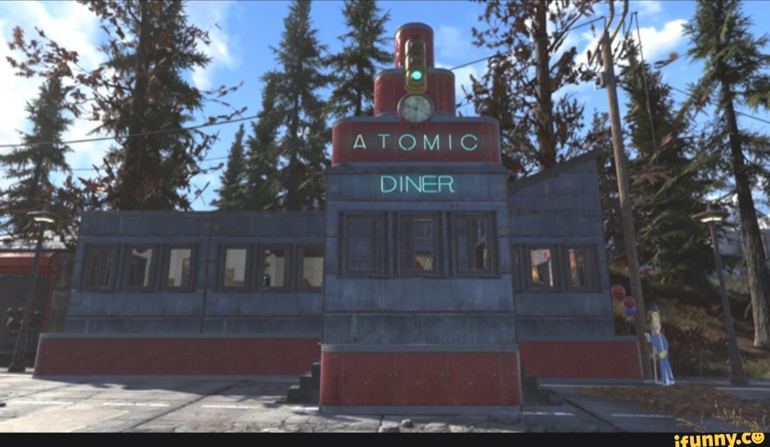 Fallout 76 Atomic Diner (Renovated) - iFunny