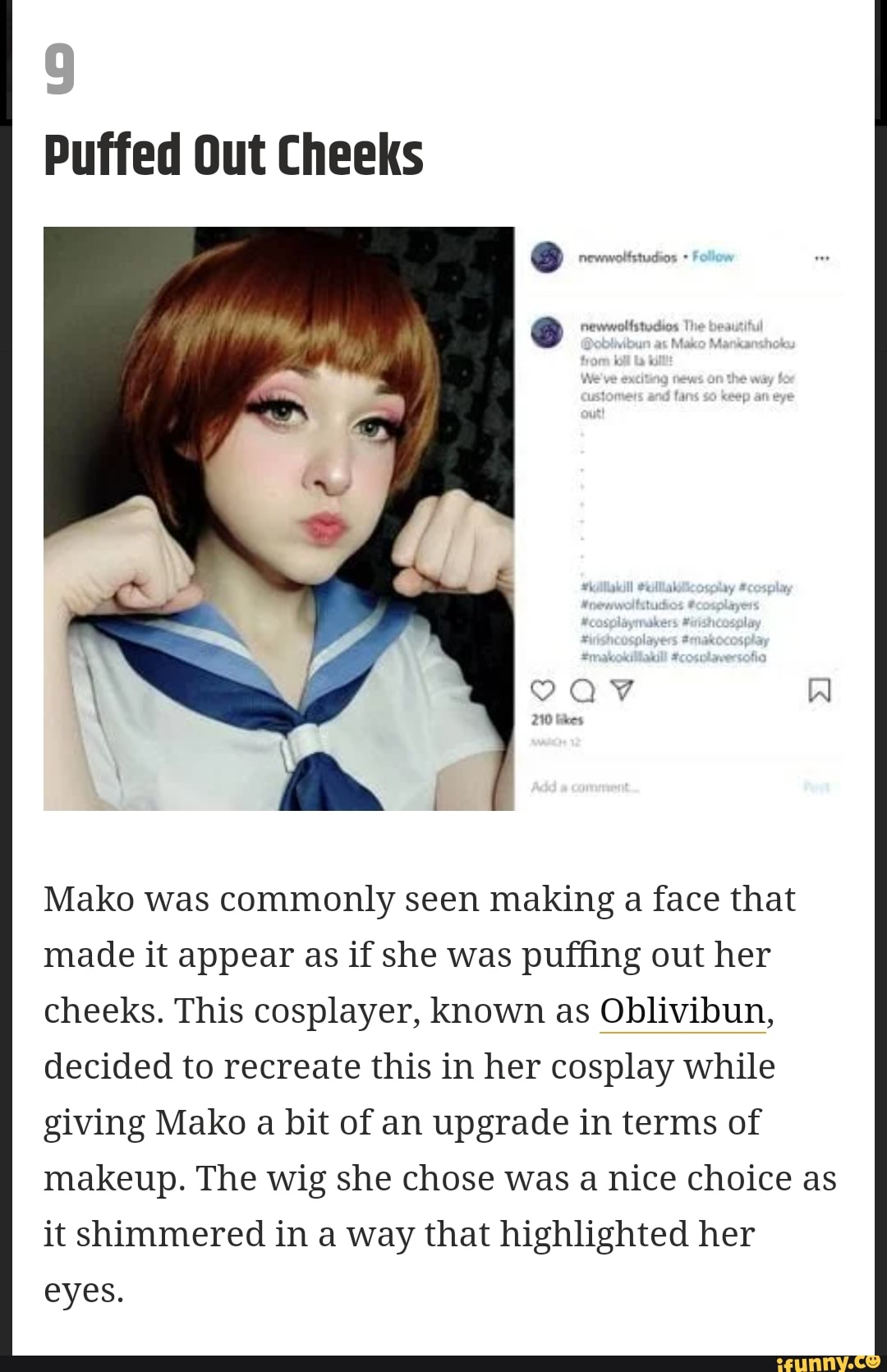 Puffed Out Cheeks Al Mako was commonly seen making a face that made it ...