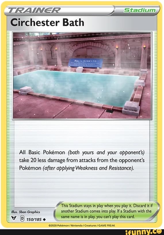 Stadium Circhester All Basic Pokemon (both yours and your opponent's ...