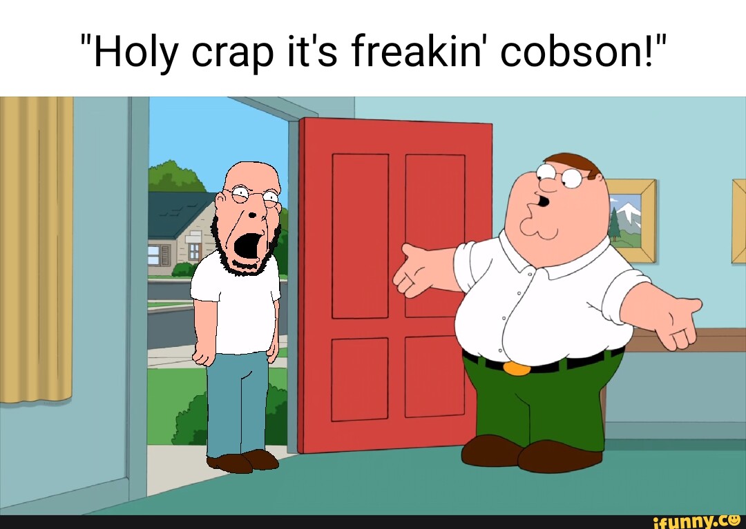 "Holy crap it's freakin' cobson!" ~~{Lin - iFunny
