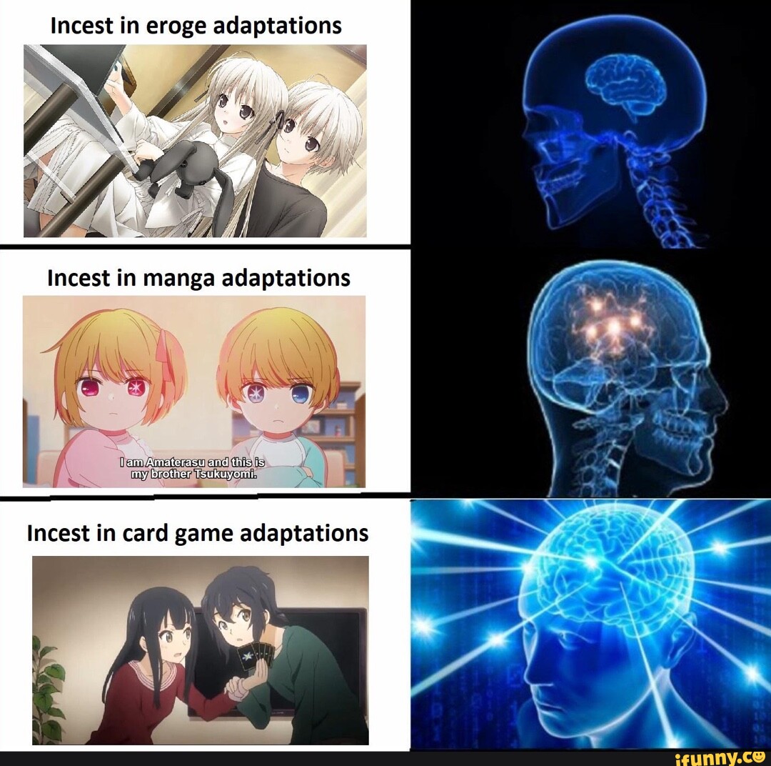 Incest In Eroge Adaptations Incest In Manga Adaptations Jam Amatorasu