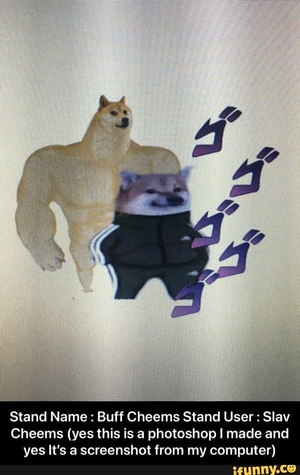 Stand Name : Buff Cheems Stand User : Slav Cheems (yes this is a ...