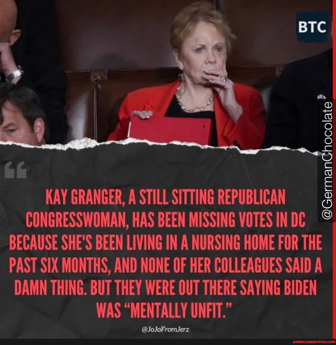KAY GRANGER, A STILL SITTING REPUBLICAN CONGRESSWOMAN, HAS BEEN MISSING ...