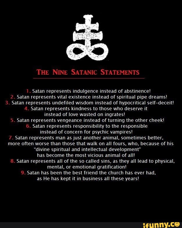 Satanic Commandments