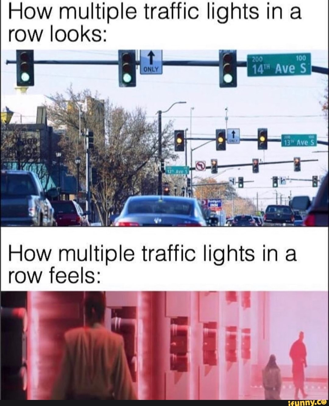 How multiple traffic. lights in row looks: How multiple traffic lights ...