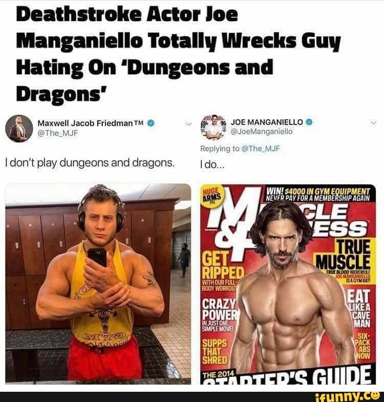 Manganiello memes. Best Collection of funny Manganiello pictures on iFunny