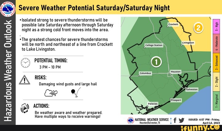 Severe Weather Potential Night "Isolated strong to severe thunderstorms will be possible late ...