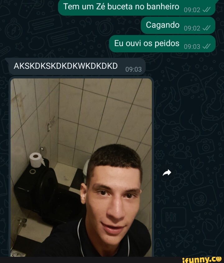 Tem Um Zé Buceta No Banheiro Cagando Eu Ouvi Os Peidos