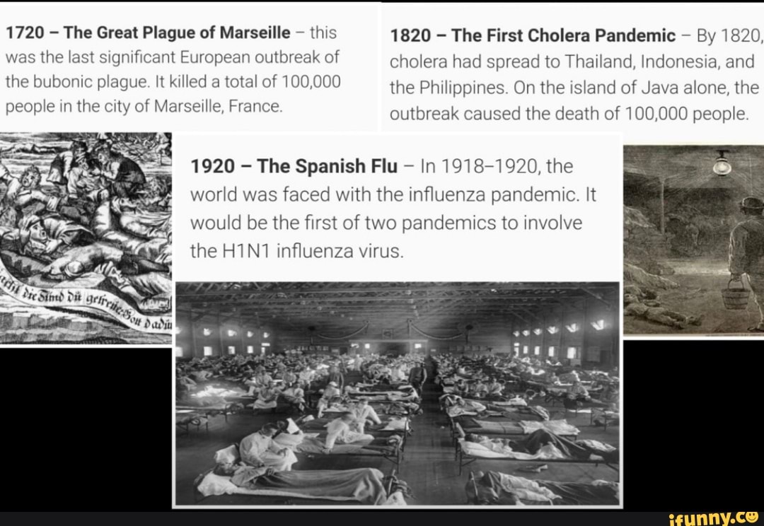 The Great Plague of Marseille this 1820 The First Cholera Pandemic By ...