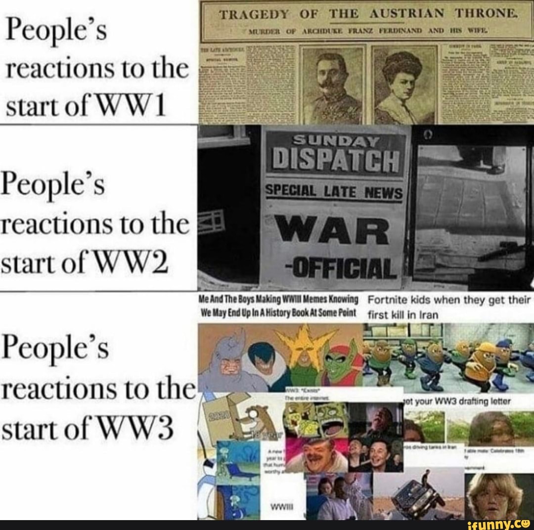 People's reactions to the start of WW 1 People's eactions to the start ...