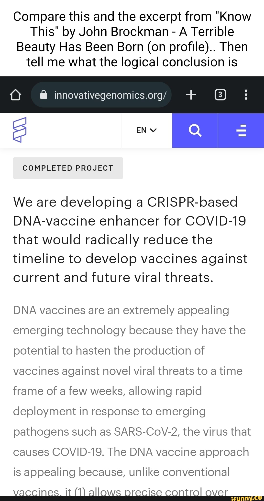 Crispr memes. Best Collection of funny Crispr pictures on iFunny