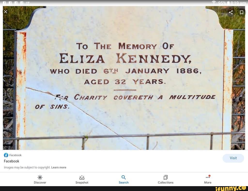 Her epitaph is unfortunate, and seems to reference that she died trying ...