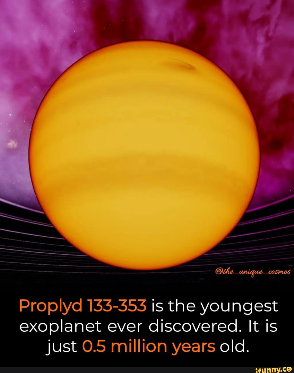 Othe_unique_cosmos Proplyd 133-353 is the youngest exoplanet ever ...