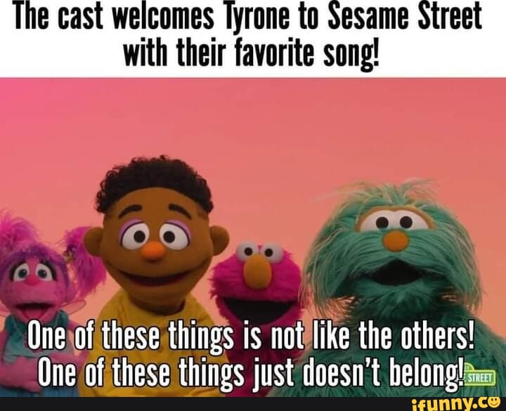The cast welcomes lyrone to Sesame Street with their favorite song! One ...