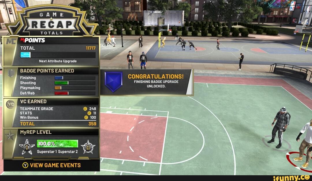 Next Attribute Upgrade BADGE POINTS EARNED Finishing I CONGRATULATIONS ...