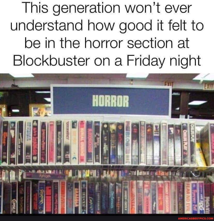 This generation won't ever understand how good it felt to be in the ...