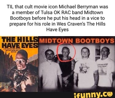 TIL that cult movie icon Michael Berryman was a member of Tulsa OK RAC ...