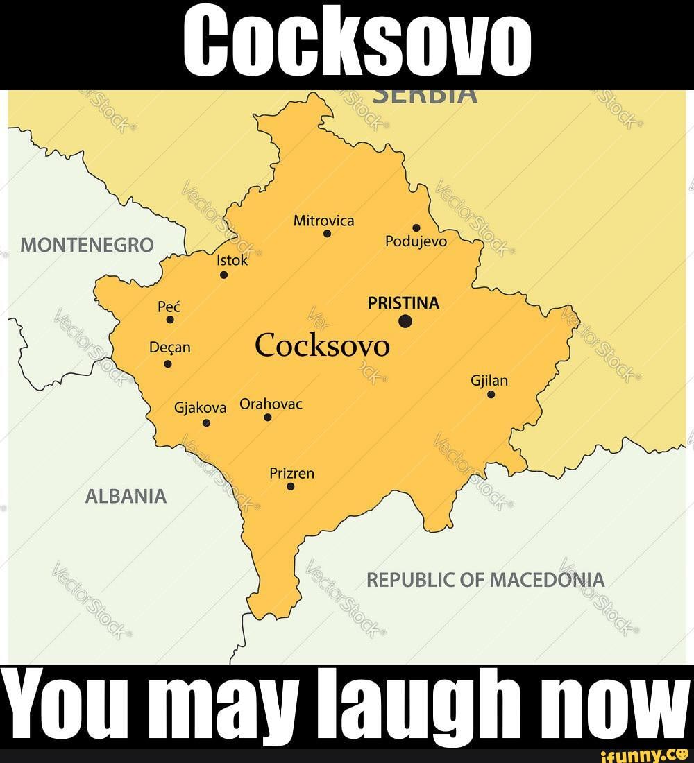 Mitrovica MONTENEGRO Podujevo Istok PRISTINA Decan Cocksovo Gjilan ...