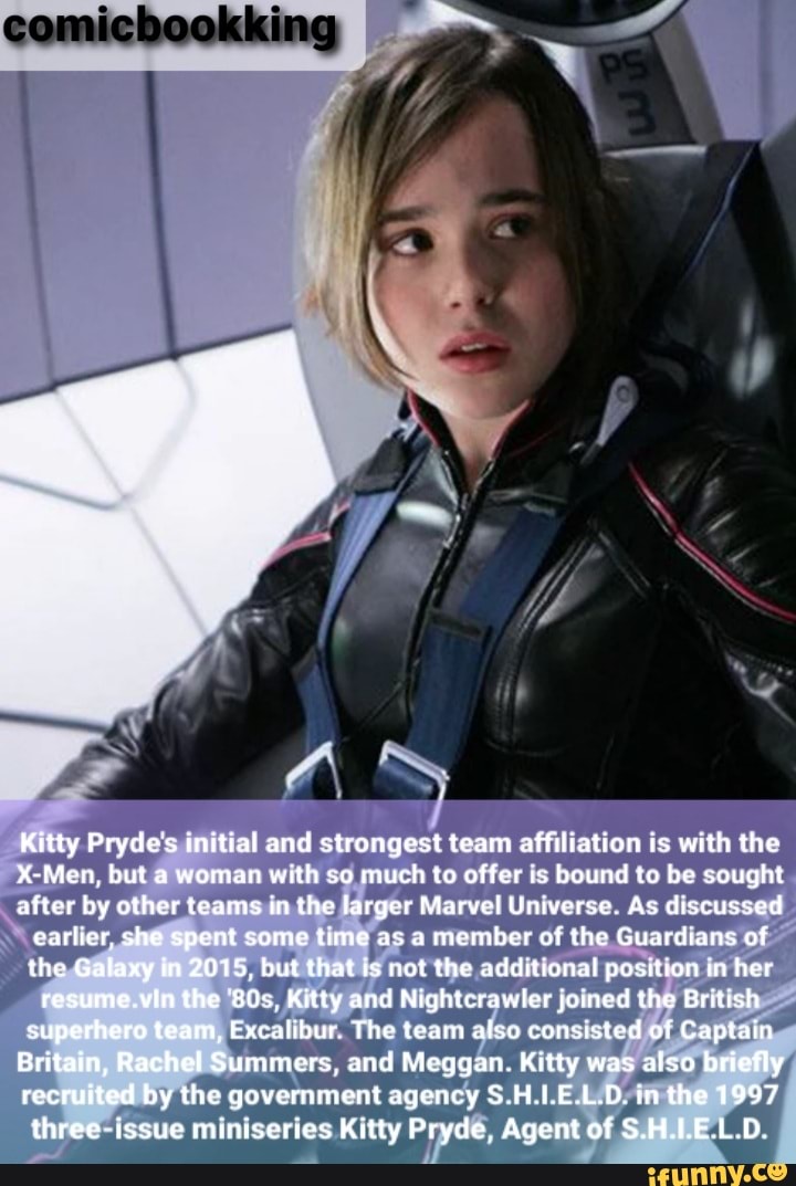 Ss Kitty Pryde's initial and strongest team affiliation is with the X ...