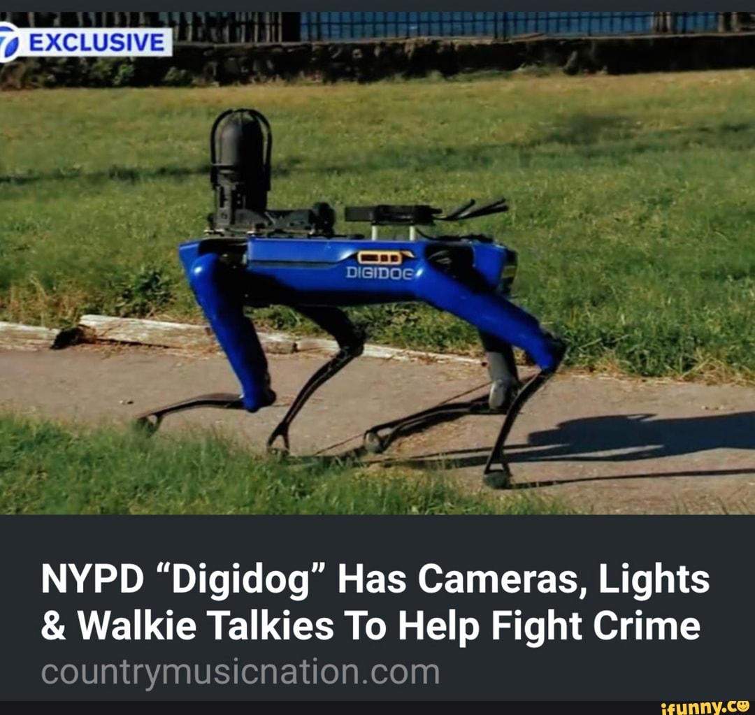 EXCLUSIVE ull NYPD "Digidog" Has Cameras, Lights Walkie Talkies To Help ...