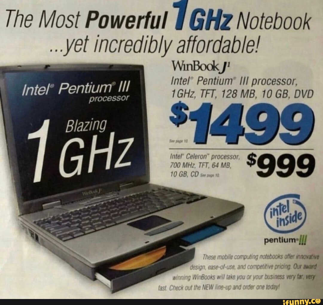 The Most Powerful GHz Notebook yet incredibly affordable! WinBook Intel ...