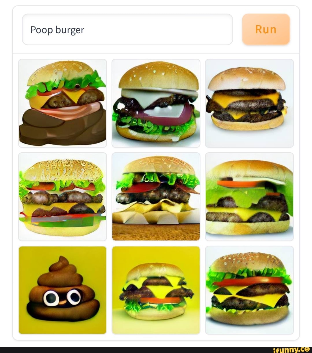 Poop burger - iFunny