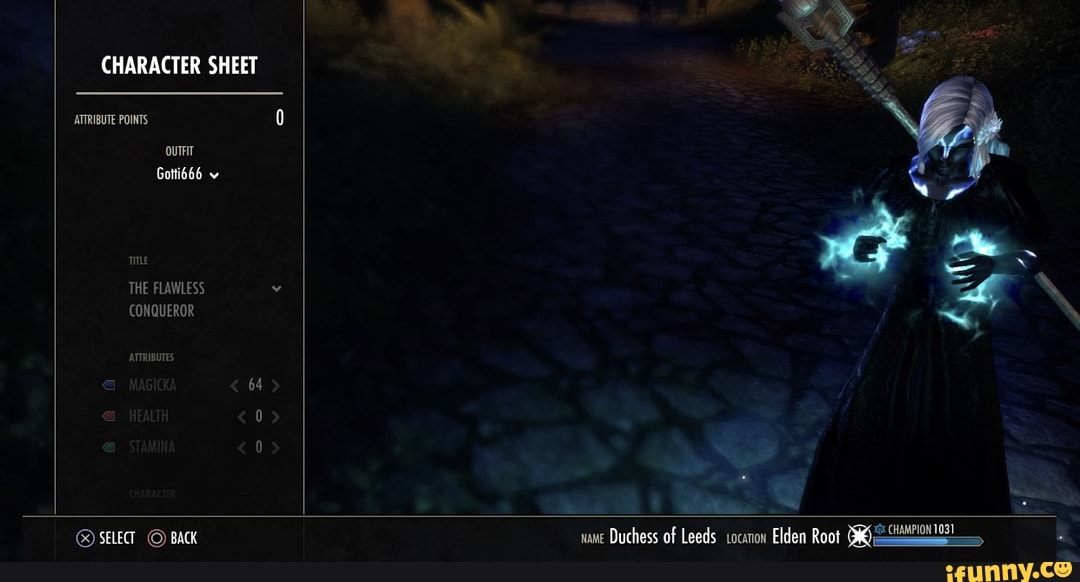 #elder_scrolls #the_elder_scrolls - CHARACTER SHEET ATIRIBUTE POINTS ...