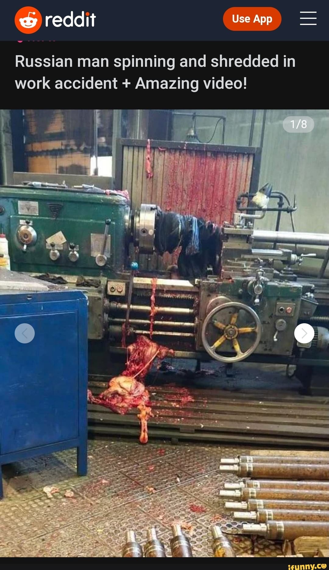 Reddit Use App Russian Man Spinning And Shredded In Work Accident