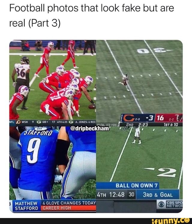 Football photos that look fake but are real (Part 3) dripbeckham BALL ...
