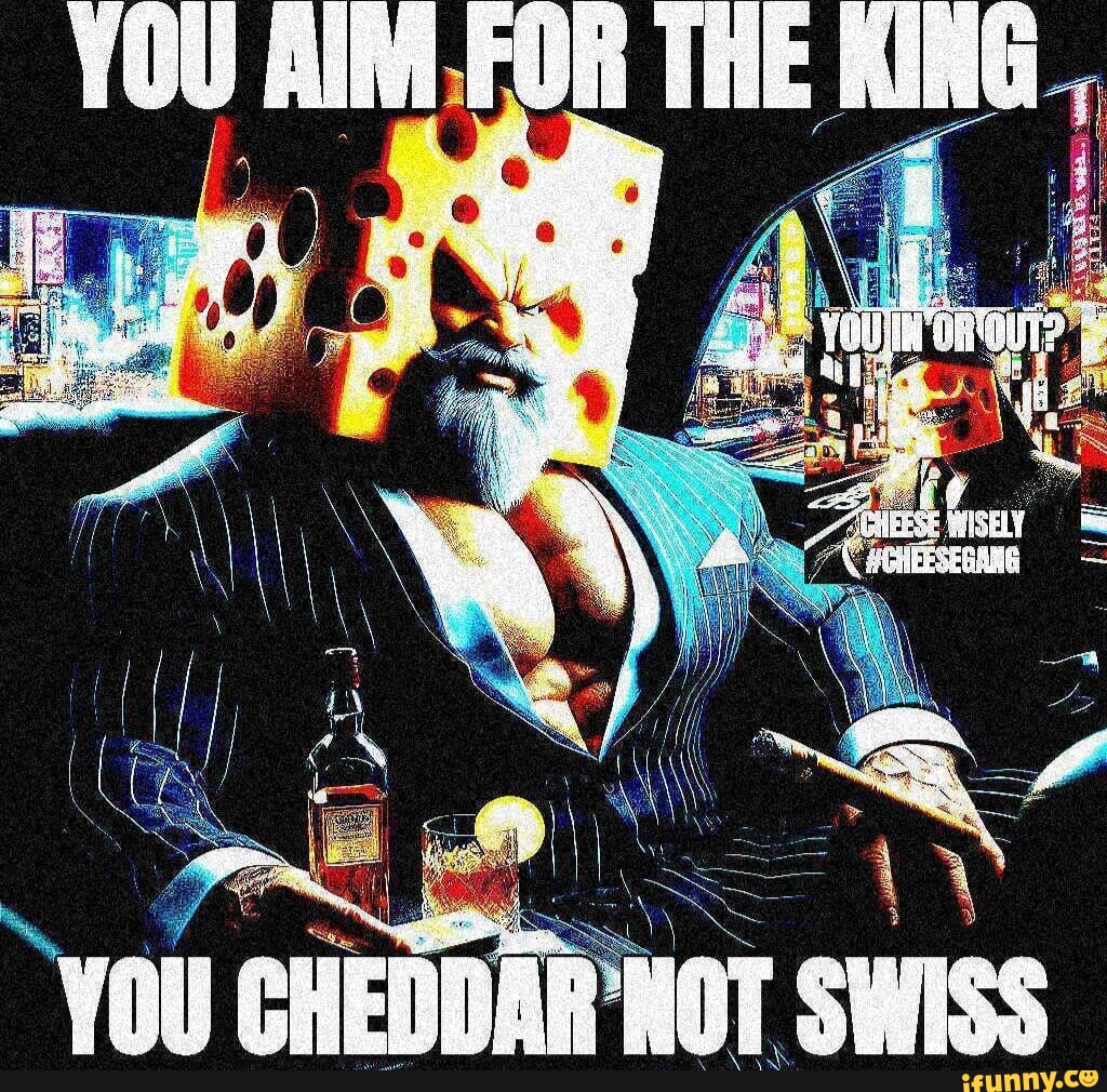 YOU CHEDDAR NOT SWISS - iFunny