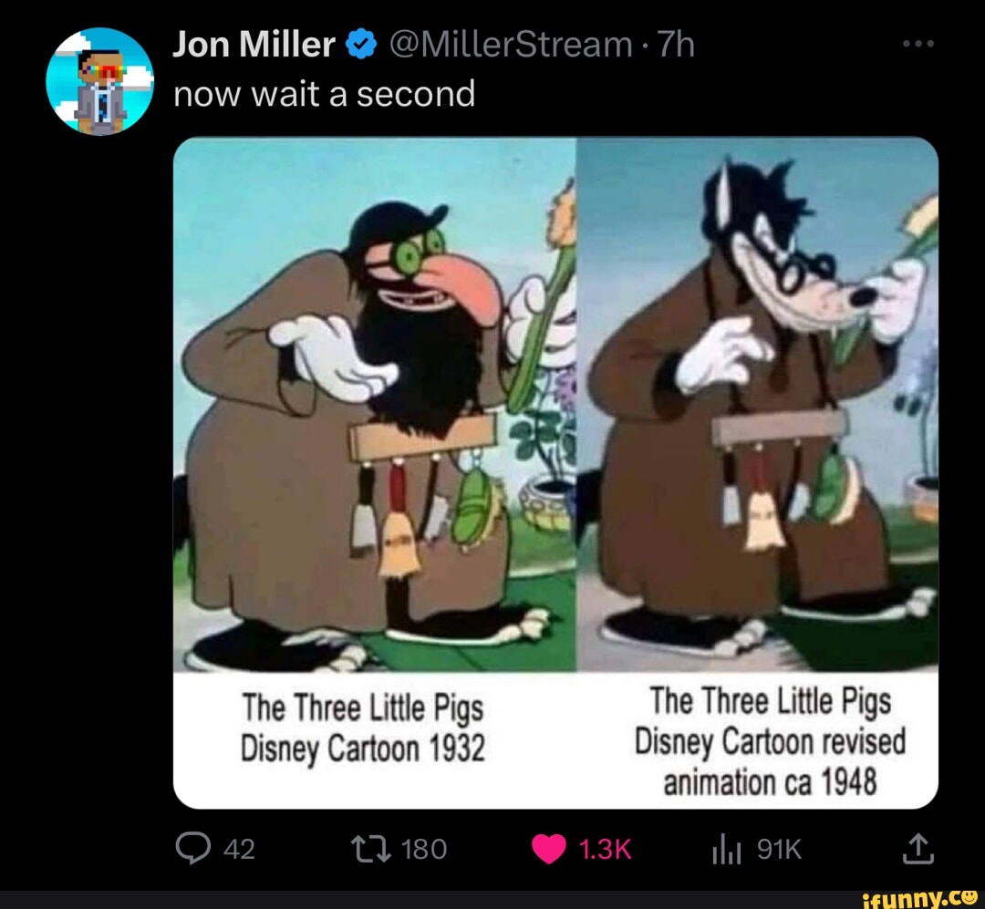 Jon Miller @ @MillerStream now wait a second The Three Little Pigs The ...
