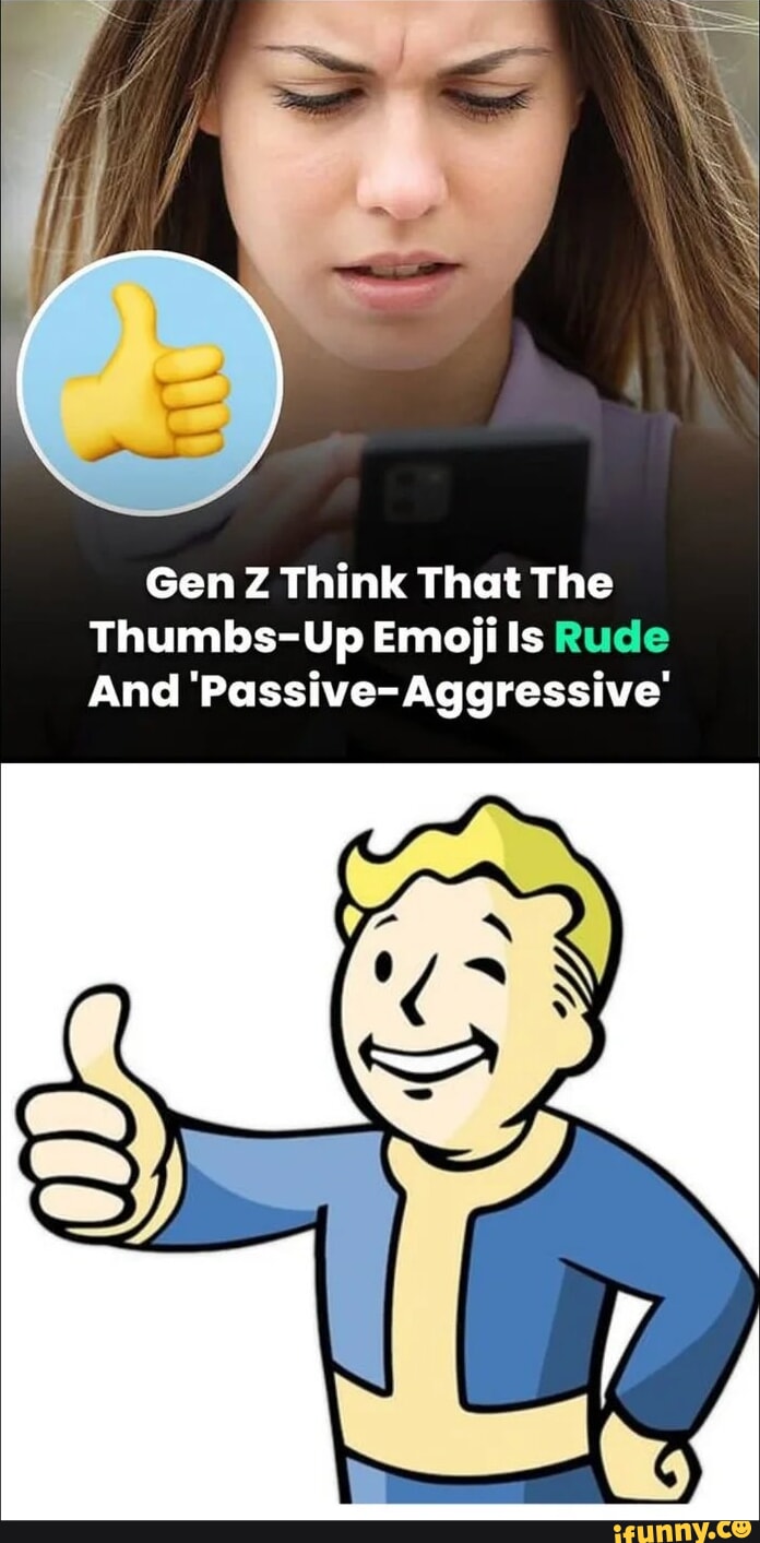 Gen Z Think That The Thumbs-Up Emoji Is Rude And 'Passive-Aggressive ...