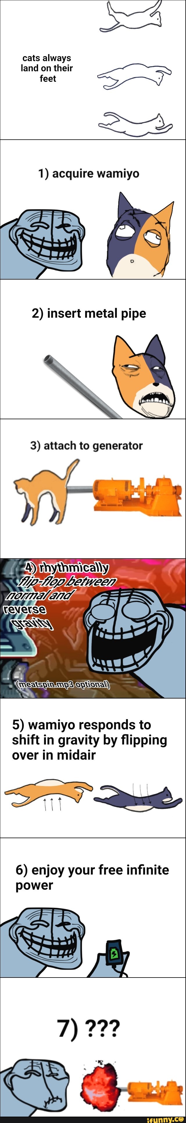 Troll Physics Cat