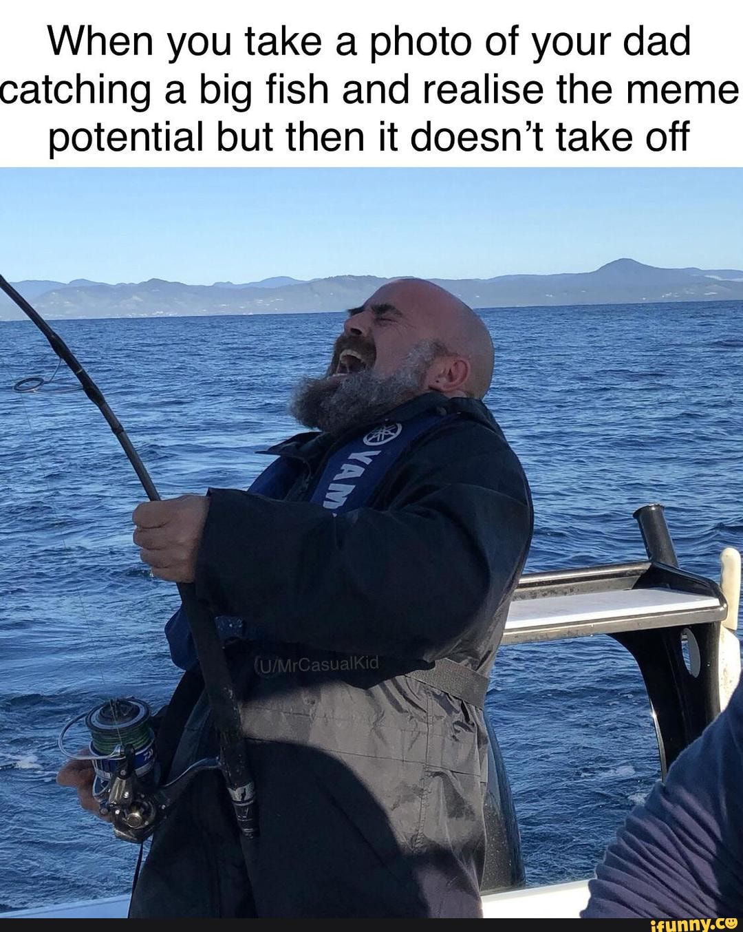 When you take a photo of your dad atching a big fish and realise the ...