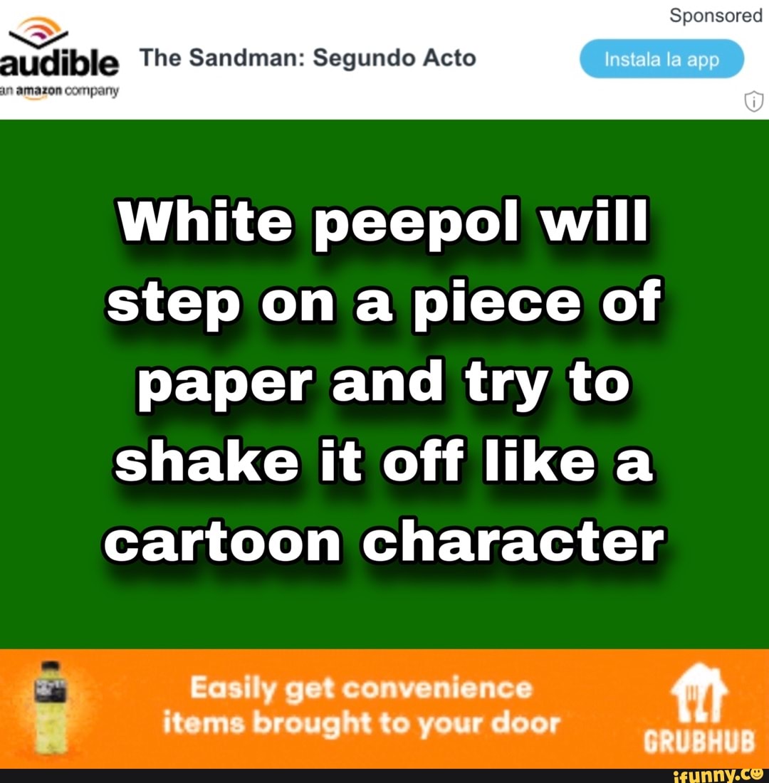 Sponsored The Sandman: Segundo Acto nsta la White peepol will step on a ...