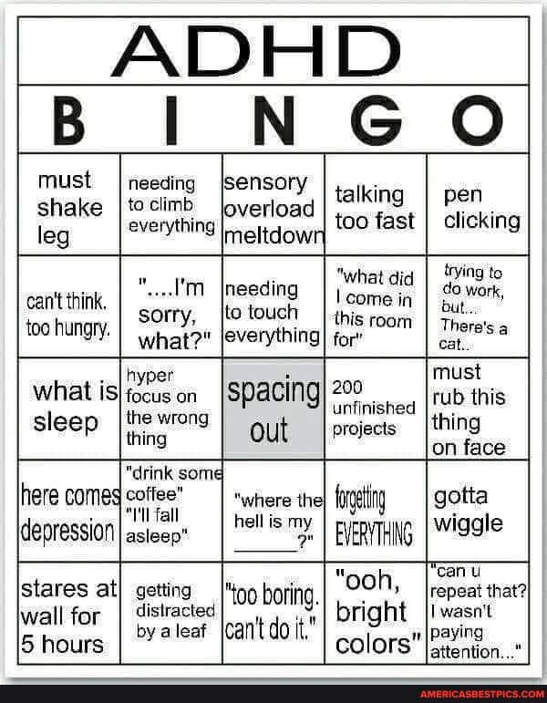 ADHD N GO must Ineeding sensory shake Ito overload talking pen leg ...