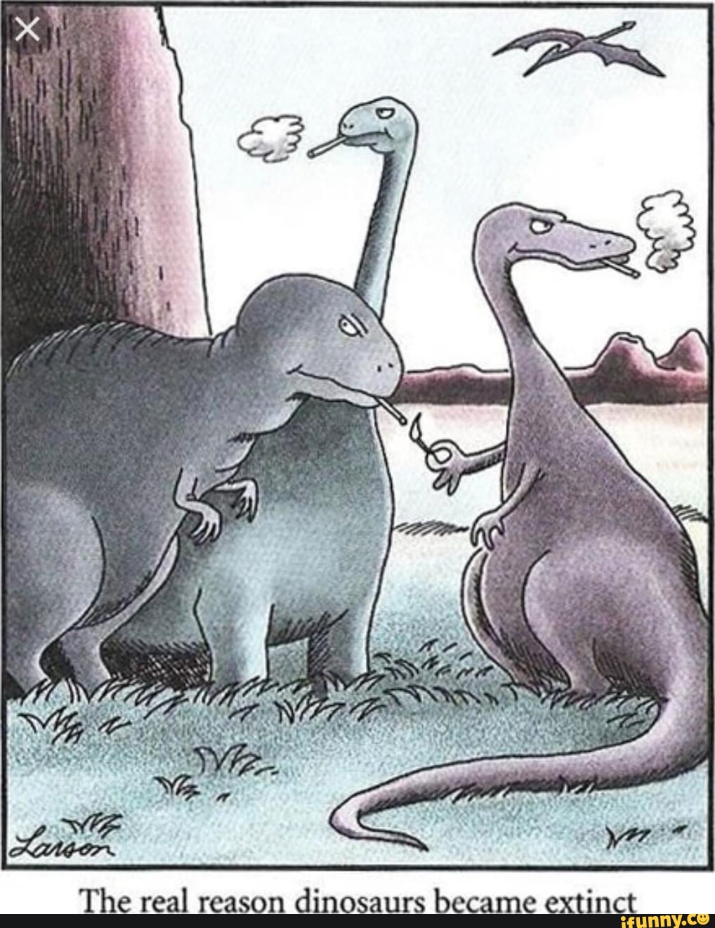 The real reason dinosaurs became extinct - iFunny
