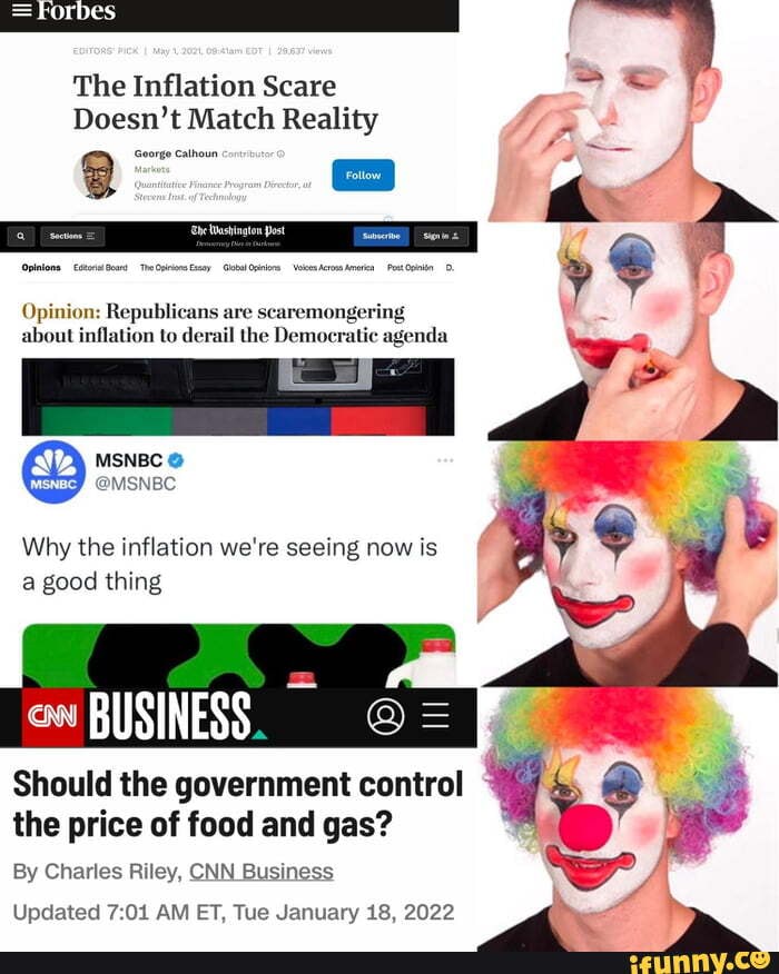 Borbes The Inflation Scare Doesn't Match Reality Opinion: Republicans ...