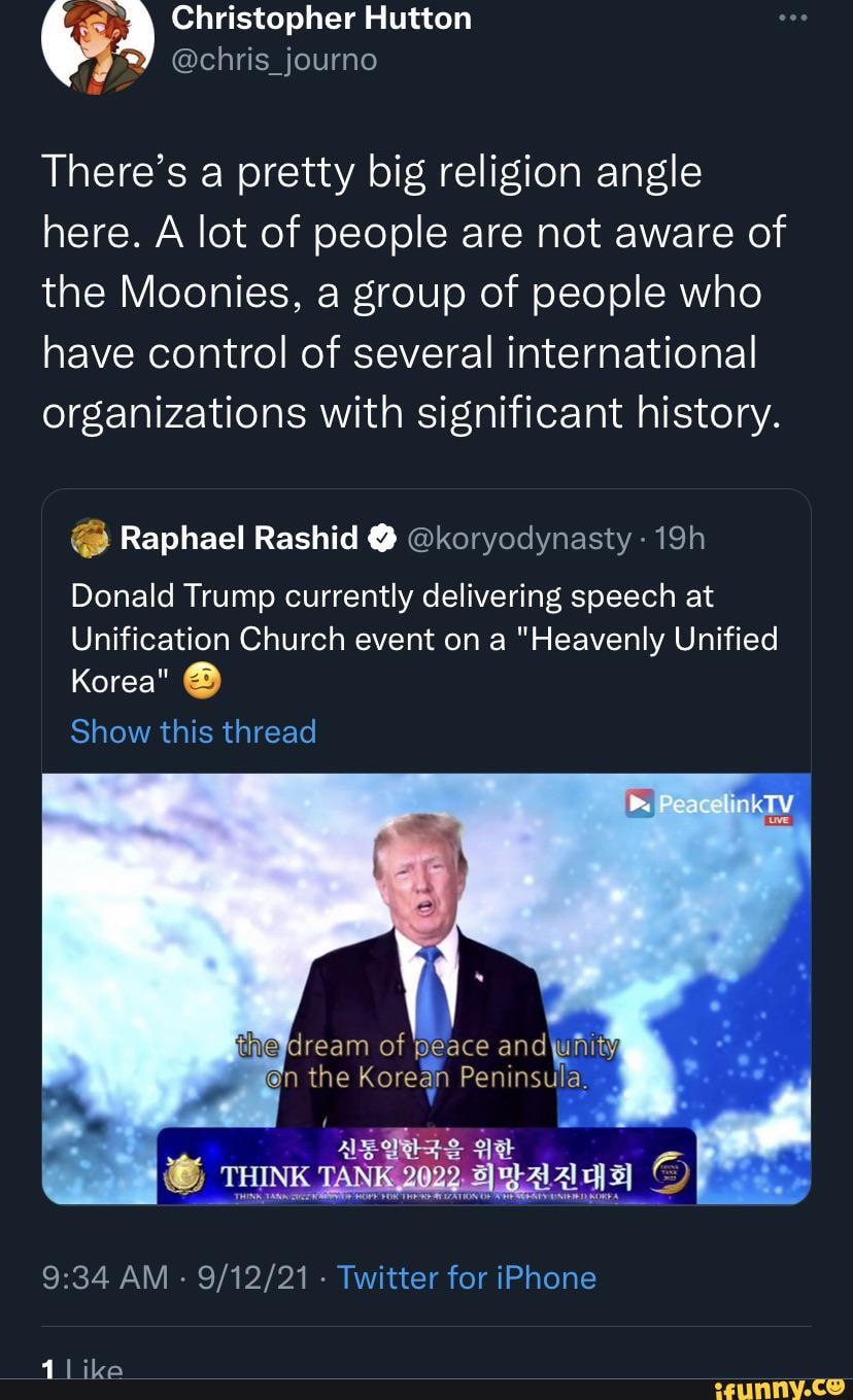 Moonies memes. Best Collection of funny Moonies pictures on iFunny