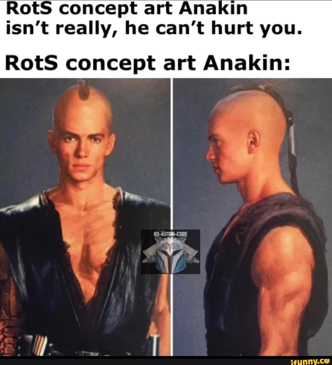 RotS concept art Anakin isn't really, he can't hurt you. RotS concept ...