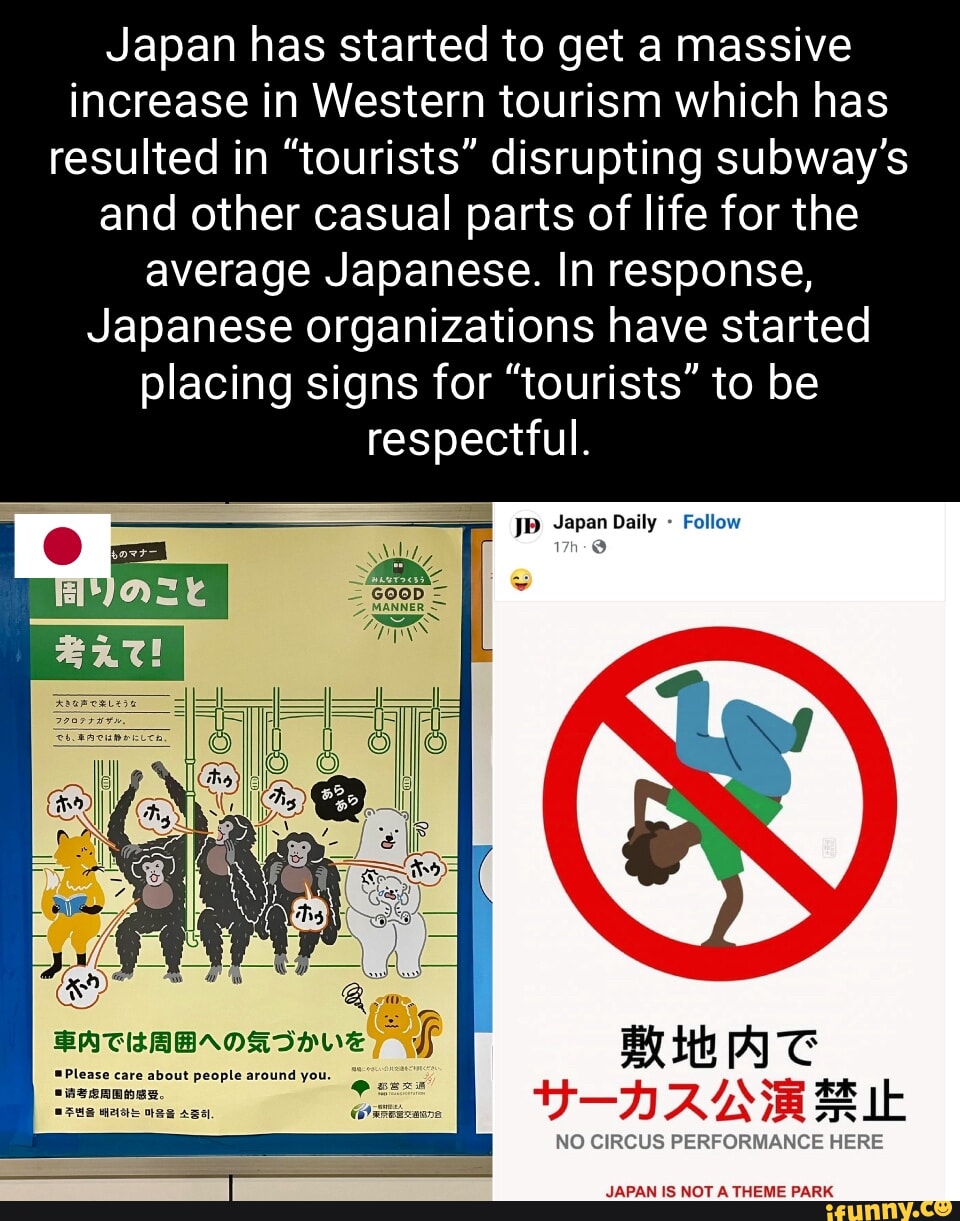 Japan has started to get a massive increase in Western tourism which ...