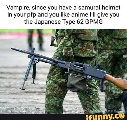 Vampire, since you have a samurai helmet in your pfp and you like anime ...