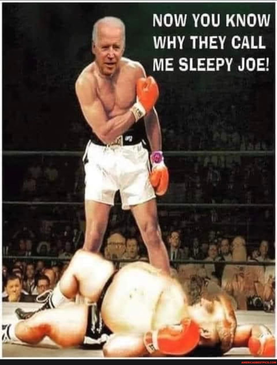 NOW YOU KNOW WHY THEY CALL ME SLEEPY JOE! - America’s best pics and videos