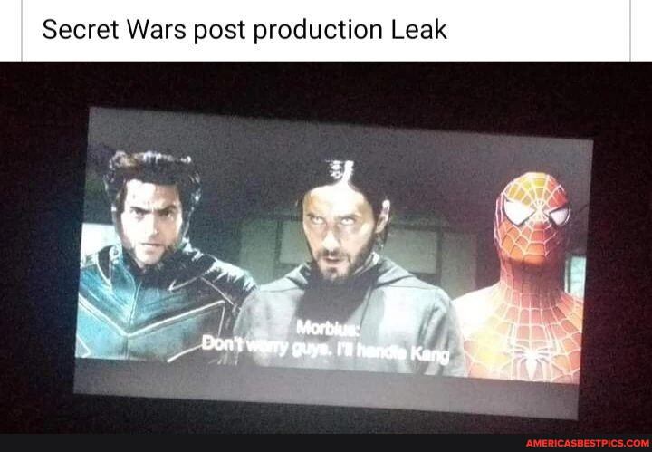 #wolverine #morbius #spiderman #meme - Secret Wars post production Leak ...