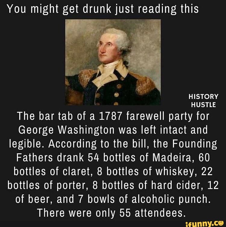 You might get drunk just reading this HISTORY HUSTLE The bar tab of a ...