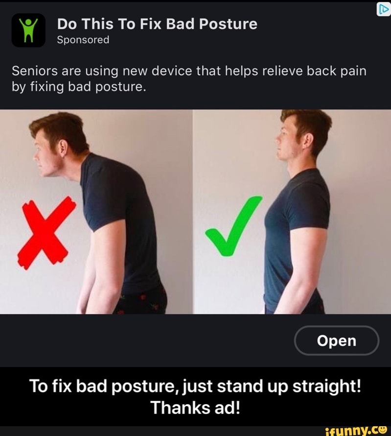 Do This To Fix Bad Posture Sponsored Seniors are using new device that ...