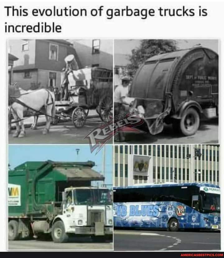 This evolution of garbage trucks is incredible - America’s best pics ...