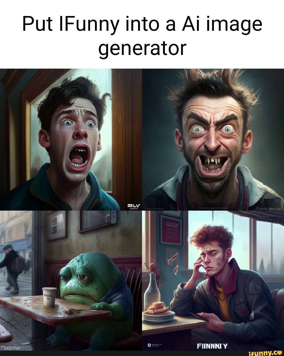 Put Funny into a Ai image generator FIINNNIY - iFunny