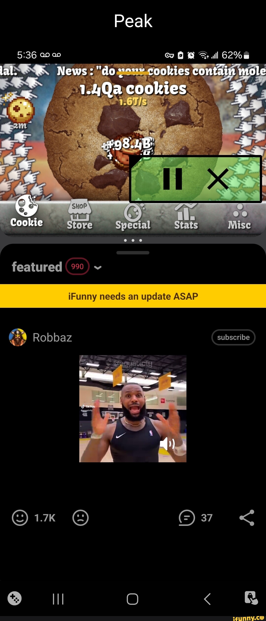 Cookieclicker memes. Best Collection of funny Cookieclicker pictures on ...