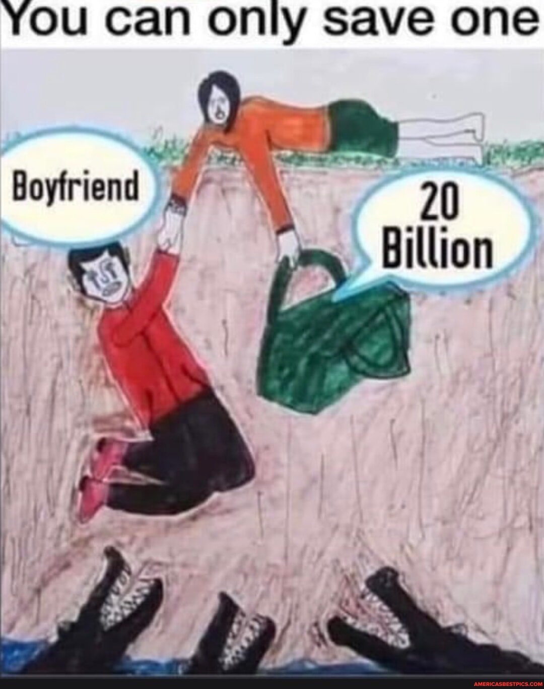 You can only save one 20 Billion - America’s best pics and videos